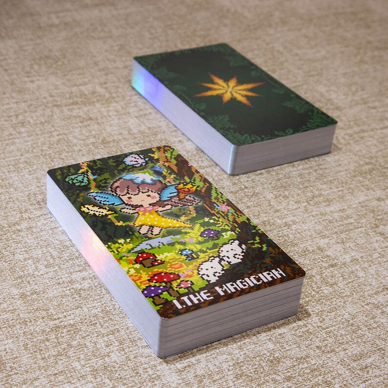 8 Bit Fantasy -- Lost Fairy Tarot - Etsy