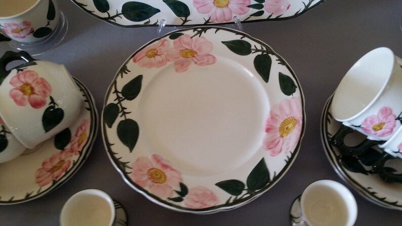 35pc Villeroy and Boch, Wild Rose Series Extensive Breakfast Service for 6. Wedding or Shower ...