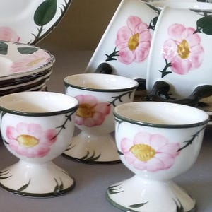 35pc Villeroy and Boch, Wild Rose Series Extensive Breakfast Service for 6. Wedding or Shower ...