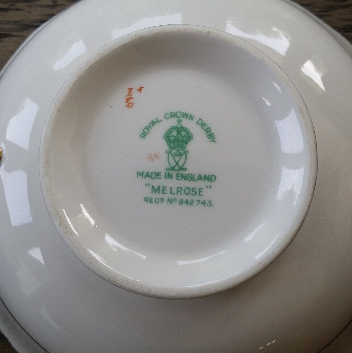 Rare Find, 56 Pc. Royal Crown Derby, Melrose Pattern, 8 Complete Place ...