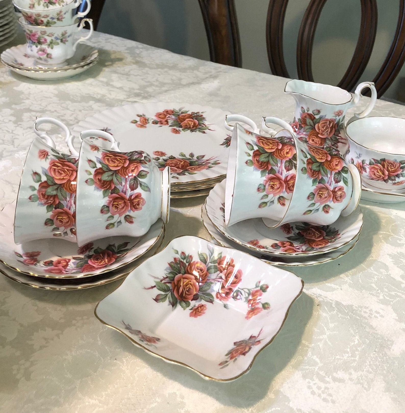 Royal Albert Centennial Rose Pattern, Tea Set Completer Pieces. - Etsy