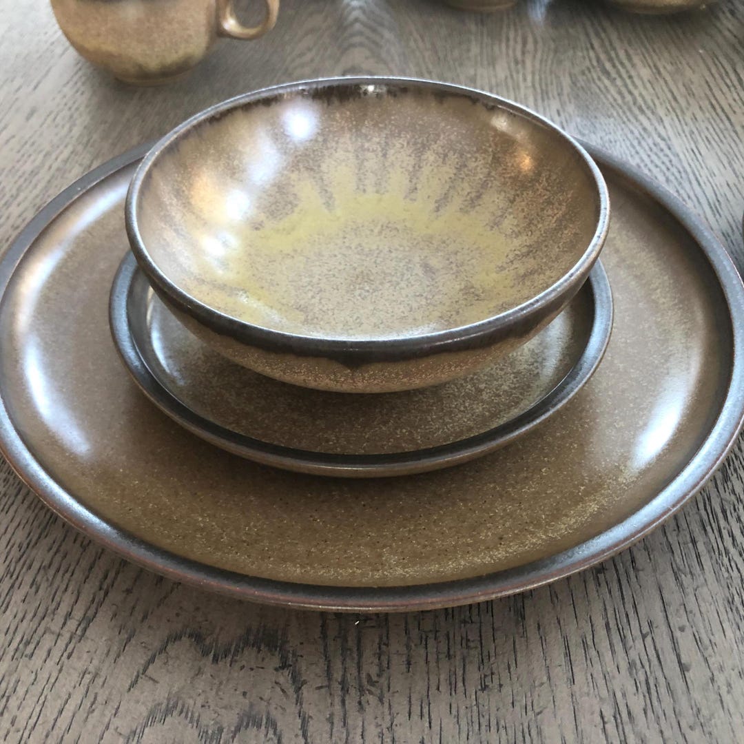 Romany Brown by Denby. Vintage Dinnerware Produced in England 1970 to ...