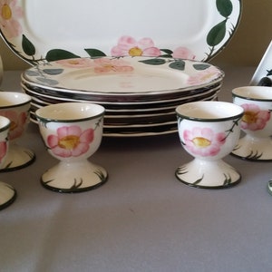 35pc Villeroy and Boch, Wild Rose Series Extensive Breakfast Service for 6. Wedding or Shower ...
