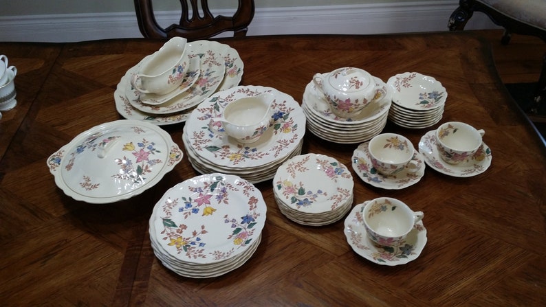 55pc J&G Meakin Cotswold 'sol' Dinner Service: 5pc - Etsy