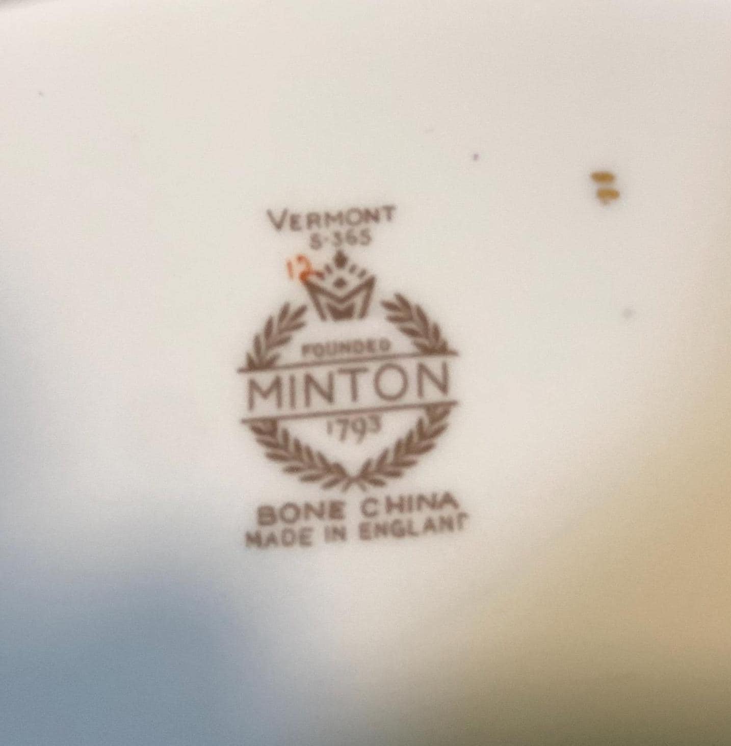 Minton, Vermont Pattern. English Bone China, Dinner for 8 in Excellent ...