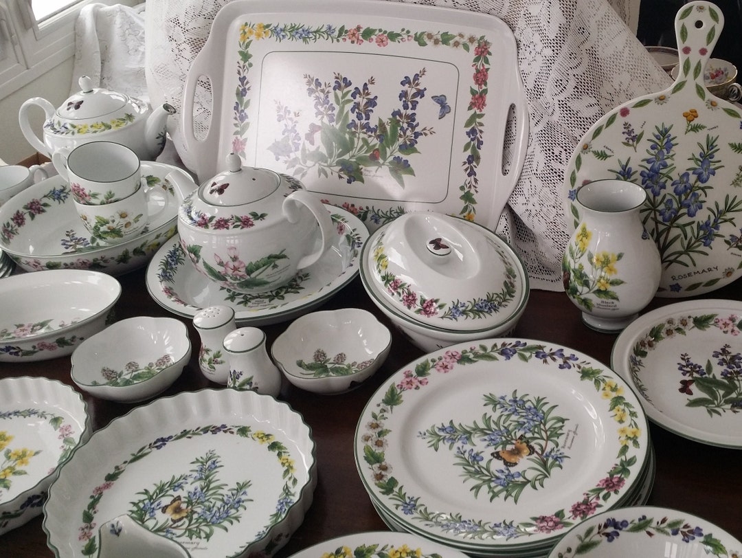 Royal Worcester Herbs Pattern, Vintage Excellent Condition, Open Stock ...