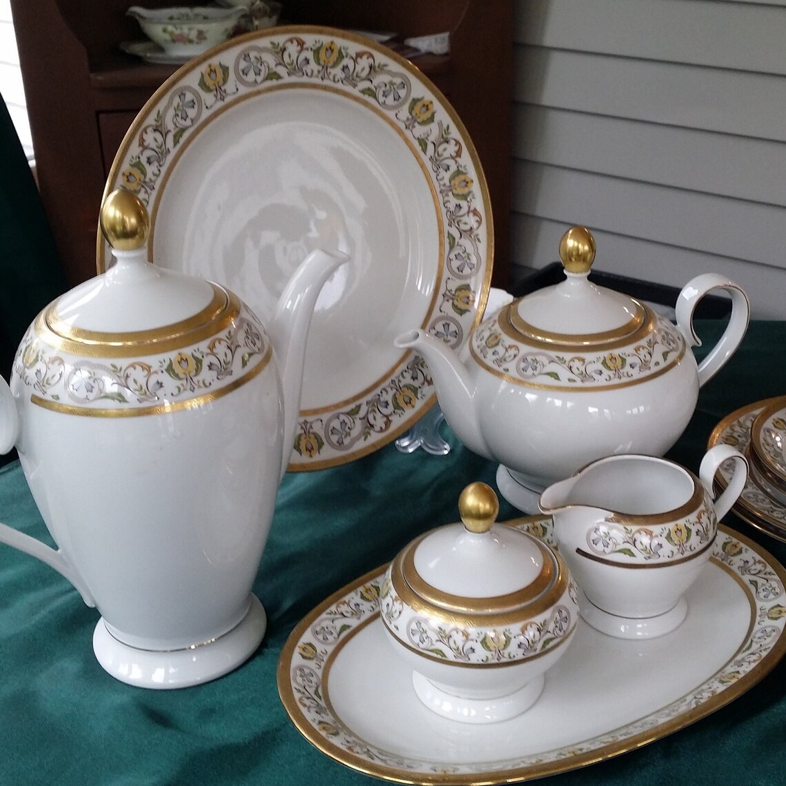 Seltmann Weiden Bavaria. Tea/coffee Lunch Set for 4, Gold Trim ...
