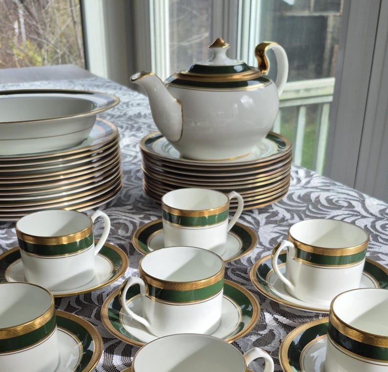 Aynsley Citation Fine Bone China Dinner Service, 63 Piece Set - Etsy