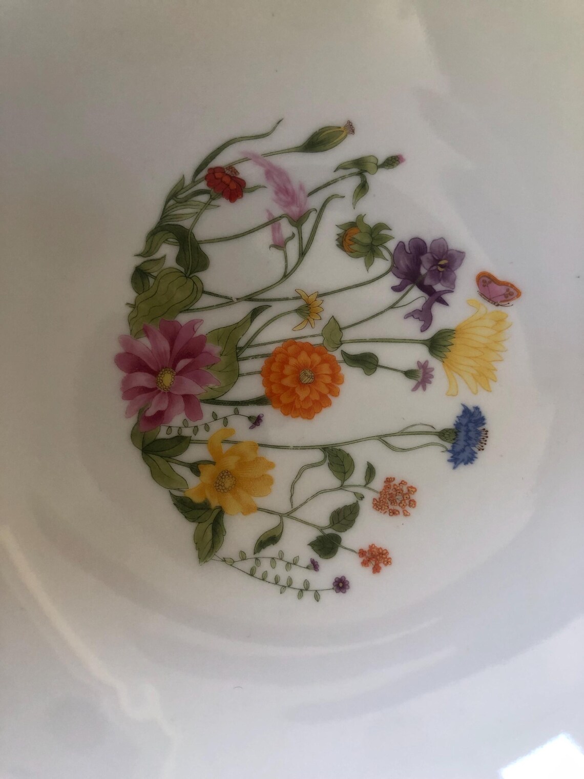 2 Denby Wonderland Pattern Pedestal Bowls. Vintage. Made in Portugal ...