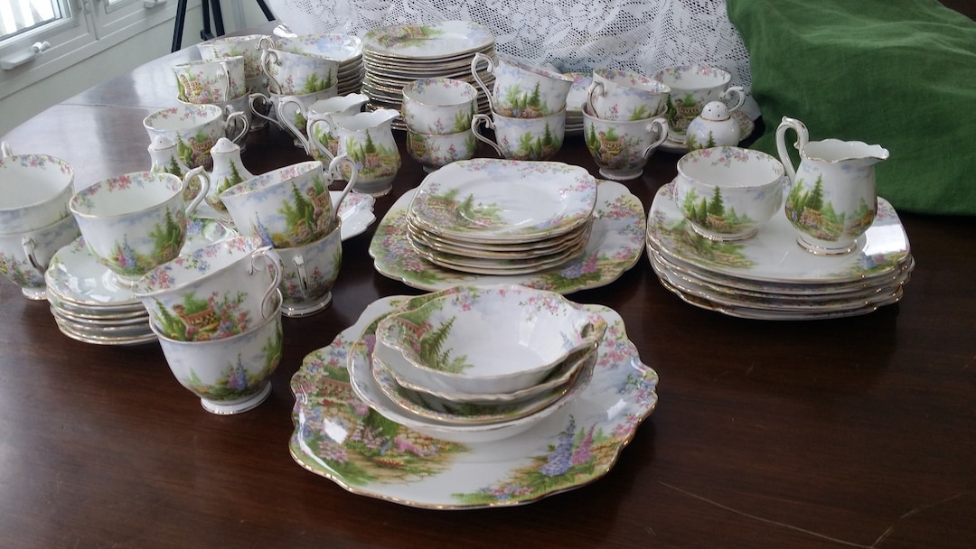 Royal Albert Kentish Rockery Vintage Sets for 4 or 6 - Etsy
