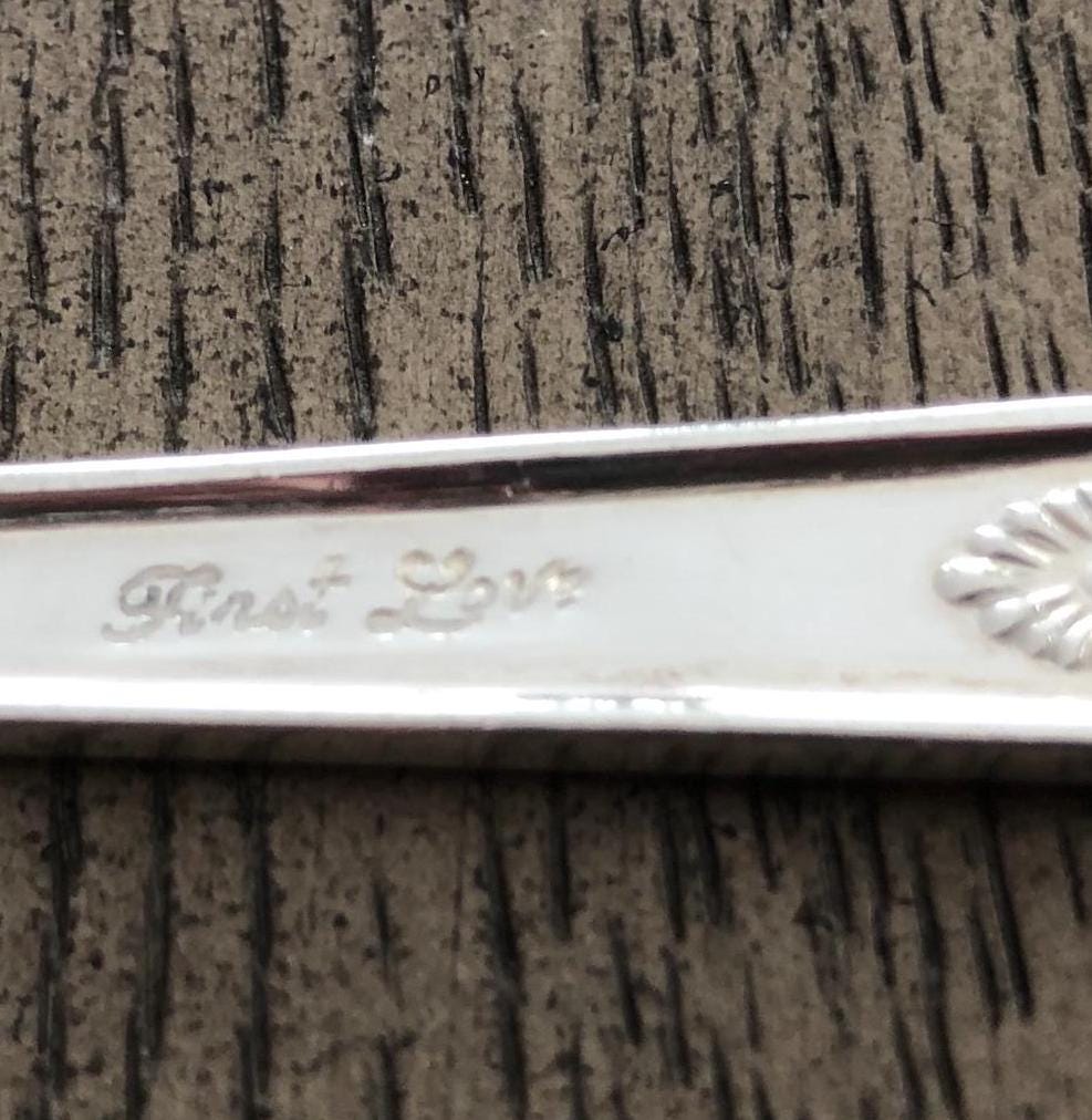 First Love, 1847 Rogers Bros. First Love Pattern, Silverplate Flatware ...