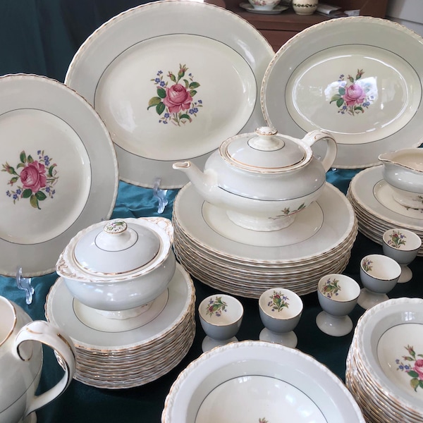 Paragon Tea Cup Set Commemorating Queen Elizabeth & Prince Philip's ...