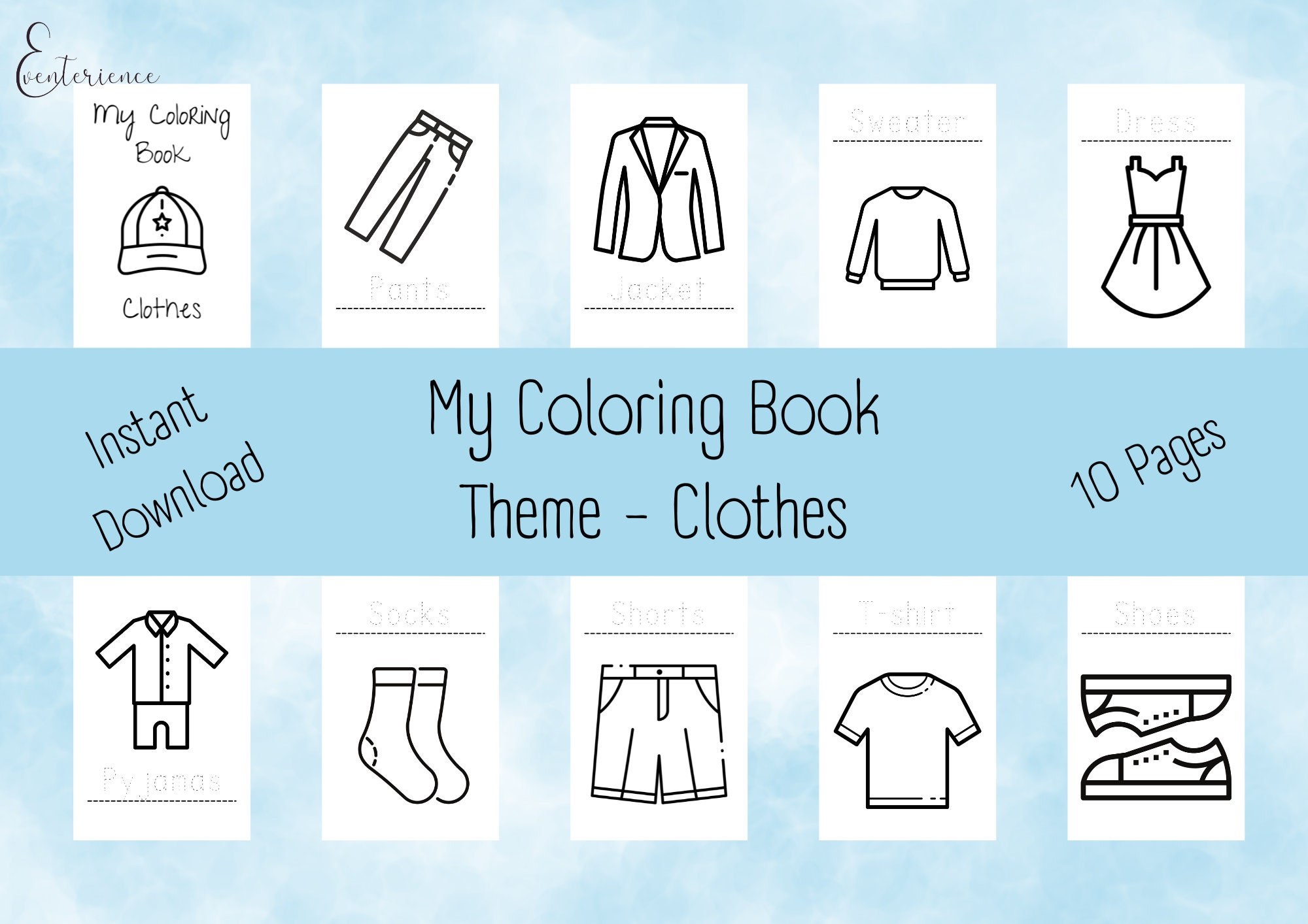 Kids Coloring Pages - Download & Print - Kids Coloring Sheets - Theme ...