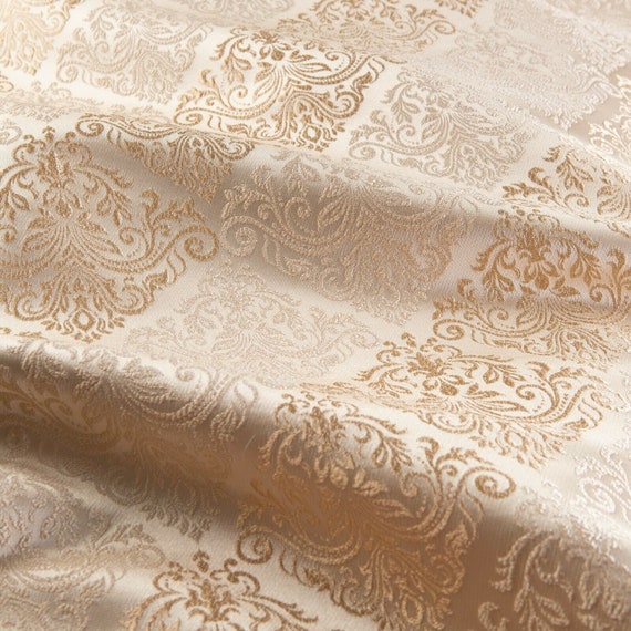 Fabric Classic Baroque Brocade Fabric Damascus Jacquard Upholstery ...