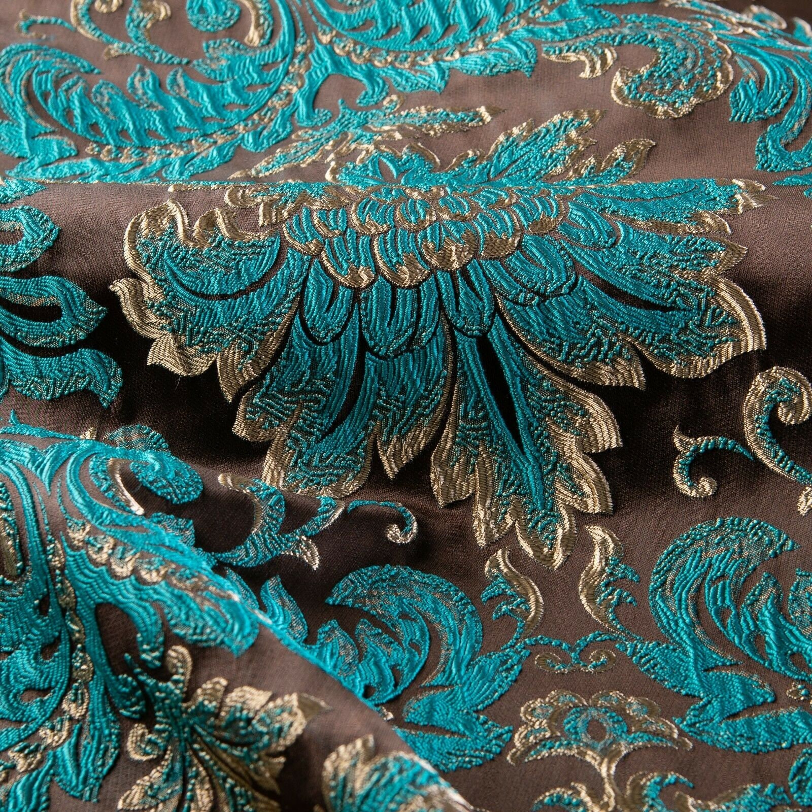 Fabric Classic Baroque Brocade Fabric Damascus Jacquard Upholstery ...