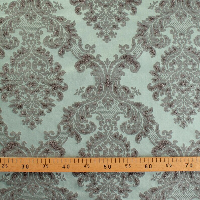 Fabric Classic Baroque Brocade Fabric Damascus Jacquard Upholstery ...