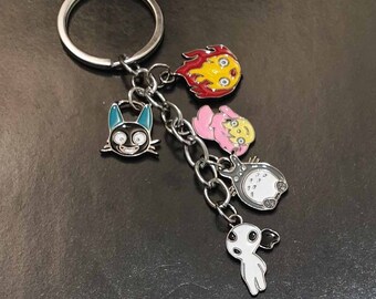 Jiji Key Chain/studio Ghibli Key Ring/studio Ghibli Key Chain/my ...