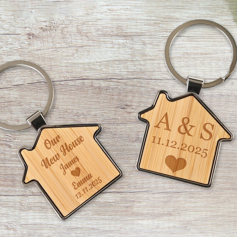 Home Keychain - Etsy