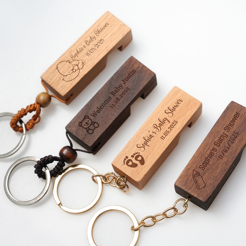 Baby Shower Keychain - Etsy