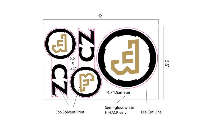 CZ Decal Pack - Etsy