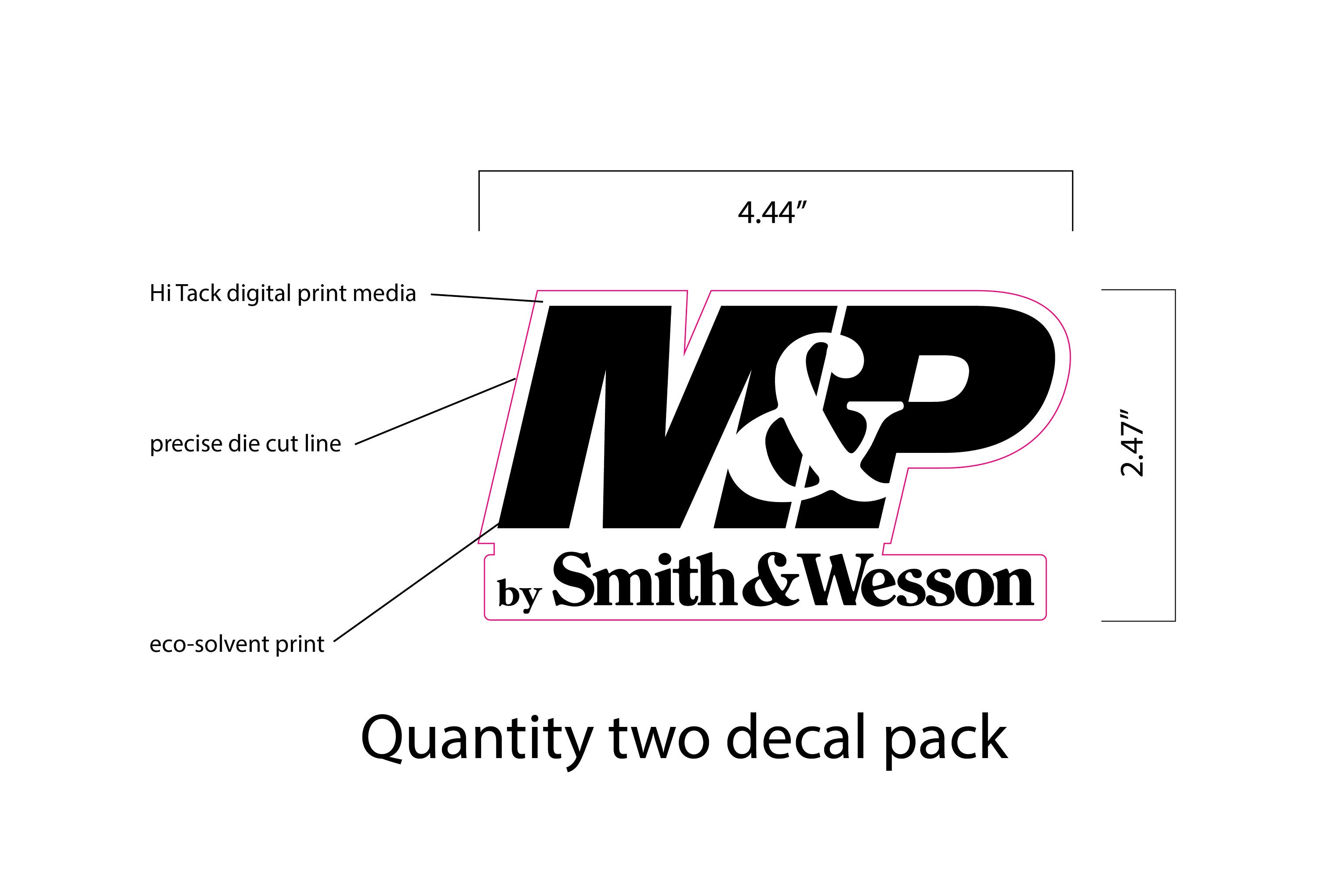 Smith and Wesson M&P Decal X 2 - Etsy
