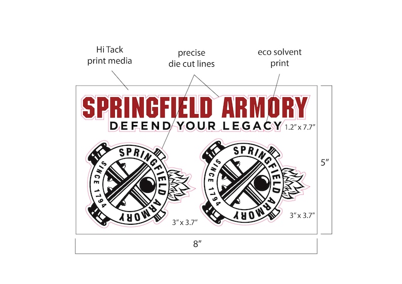 Springfield Armory Decal - Etsy