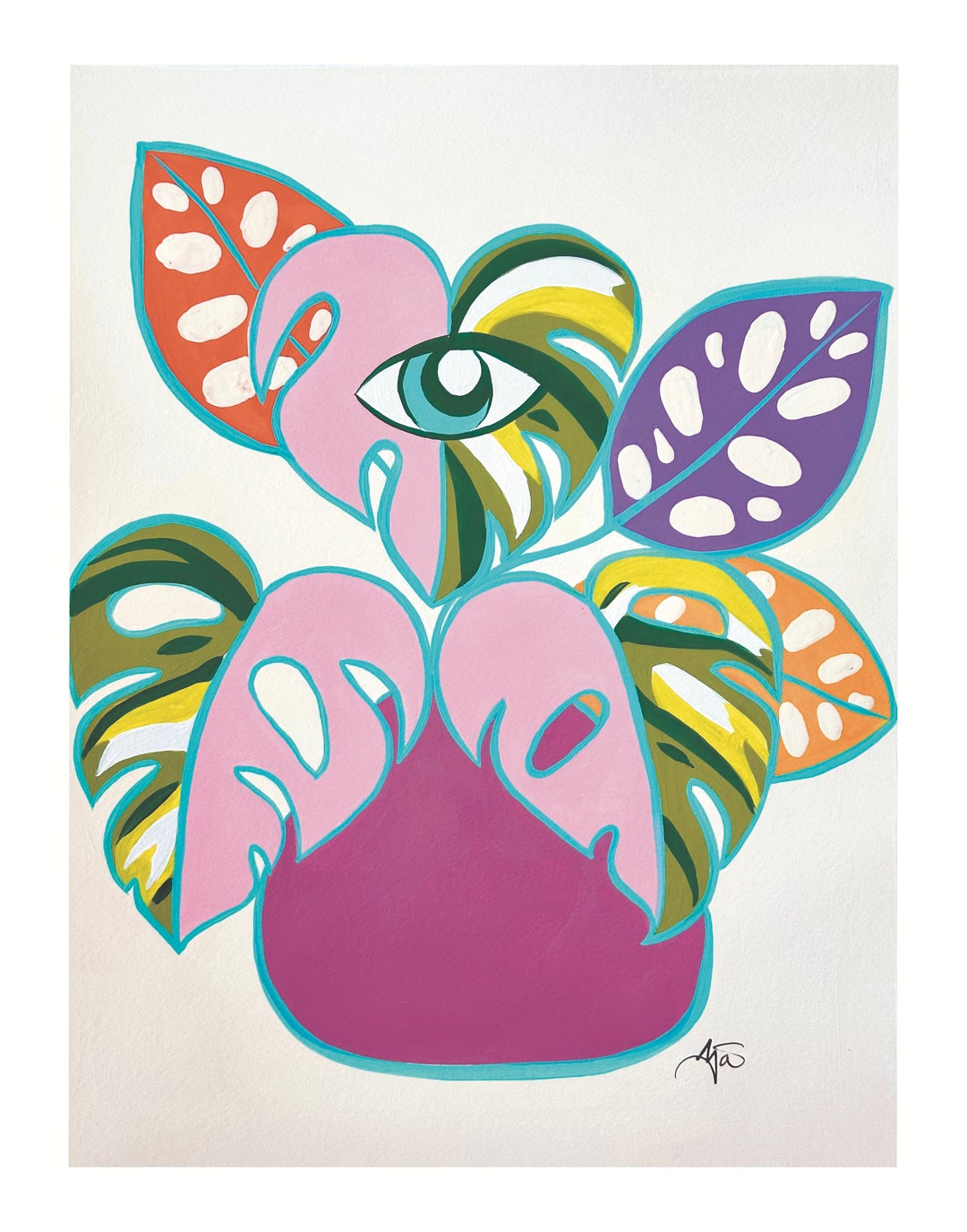 Lucky Monstera - Etsy