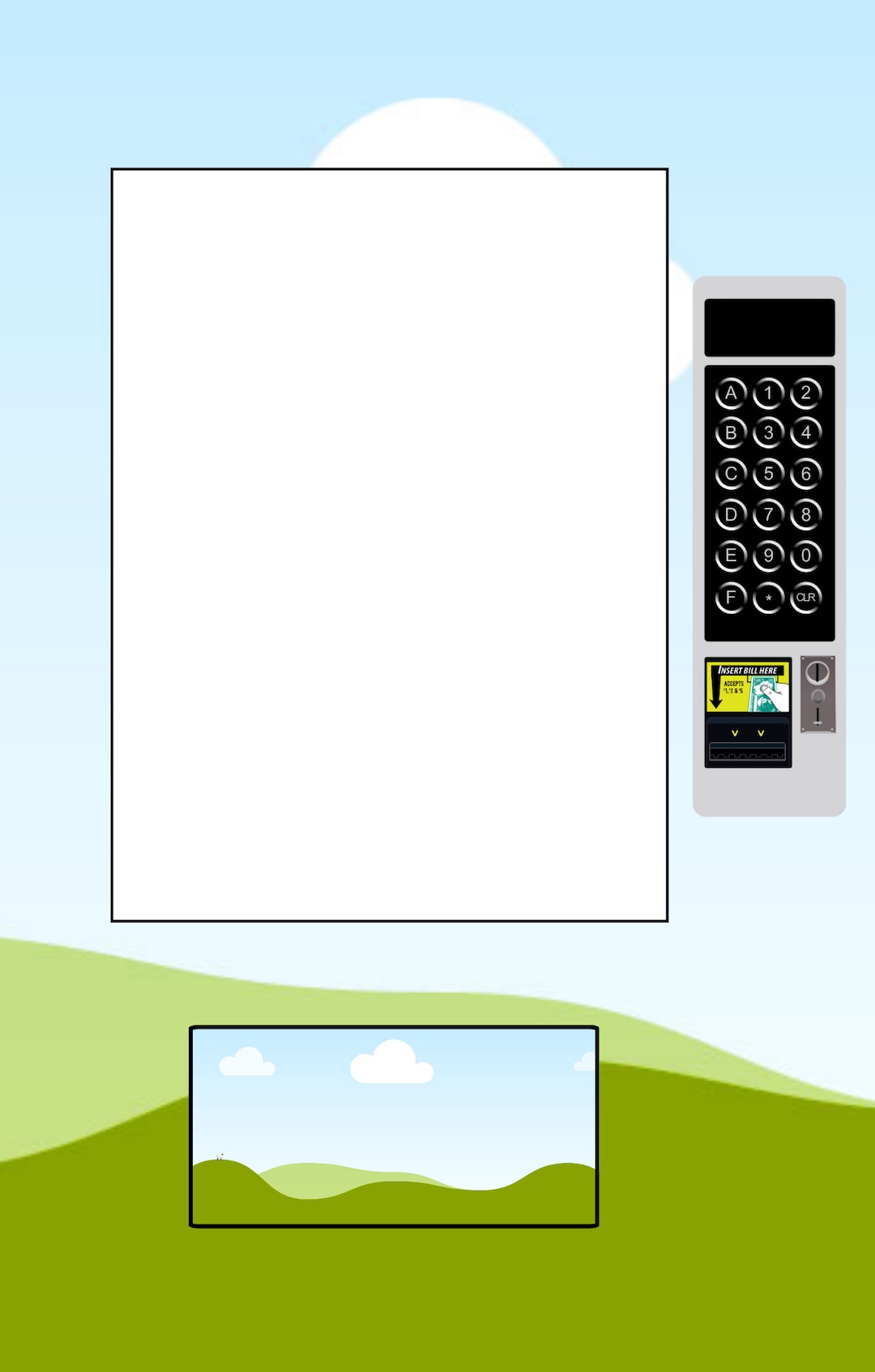 16"x20" Vending Machine Template Blank Canva Editable - Etsy