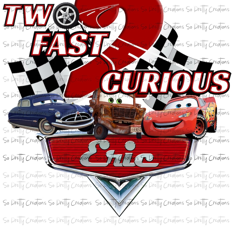Two Fast 2 Curious Svg - Etsy