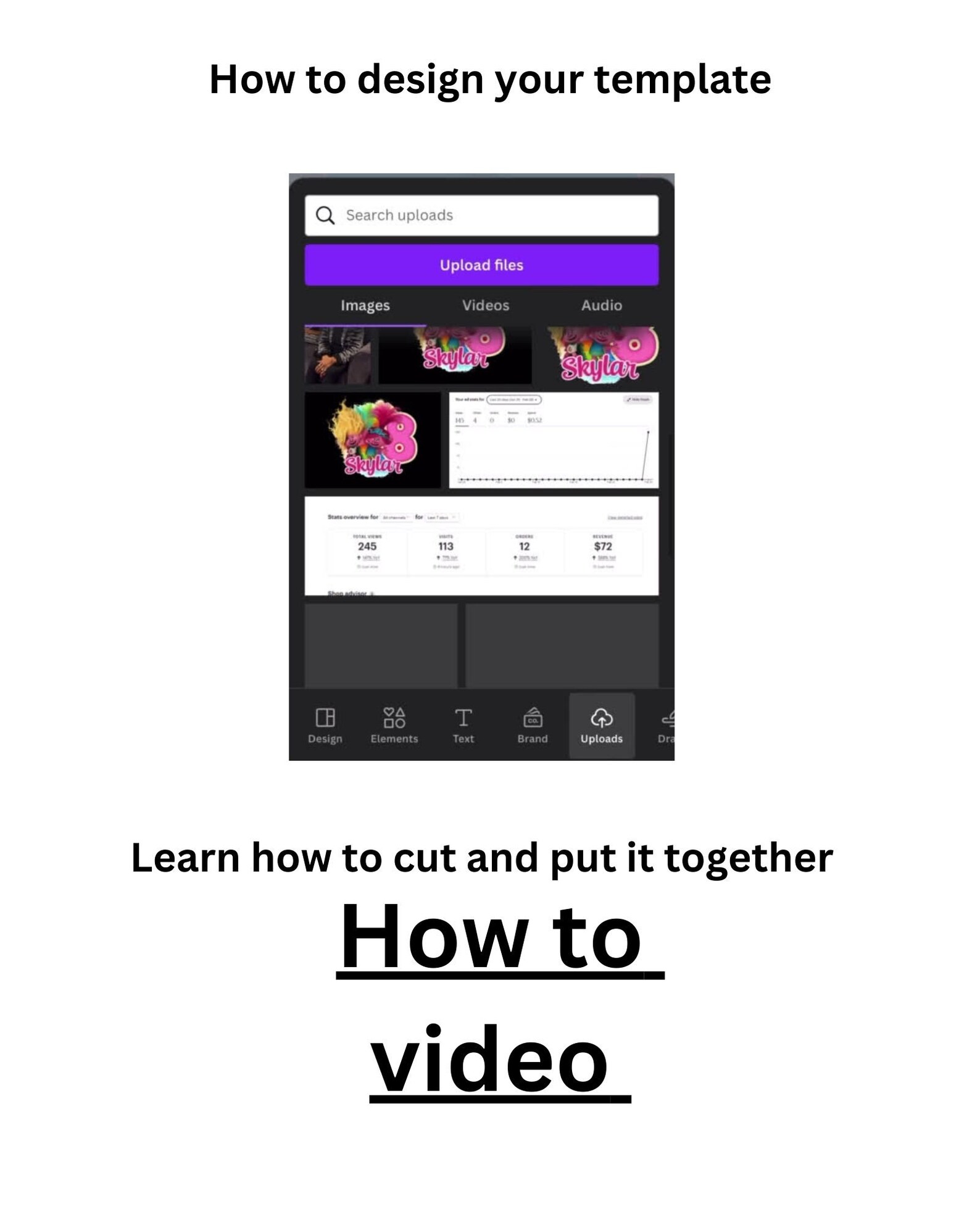 8"x10" Vending Machine Template Blank Canva Editable - Etsy