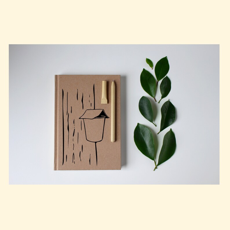 Maple Tapping Instant Digital Download, Hand Drawn Tree With Sap Bucket ...