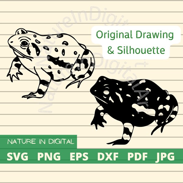 Black Toad Svg - Etsy