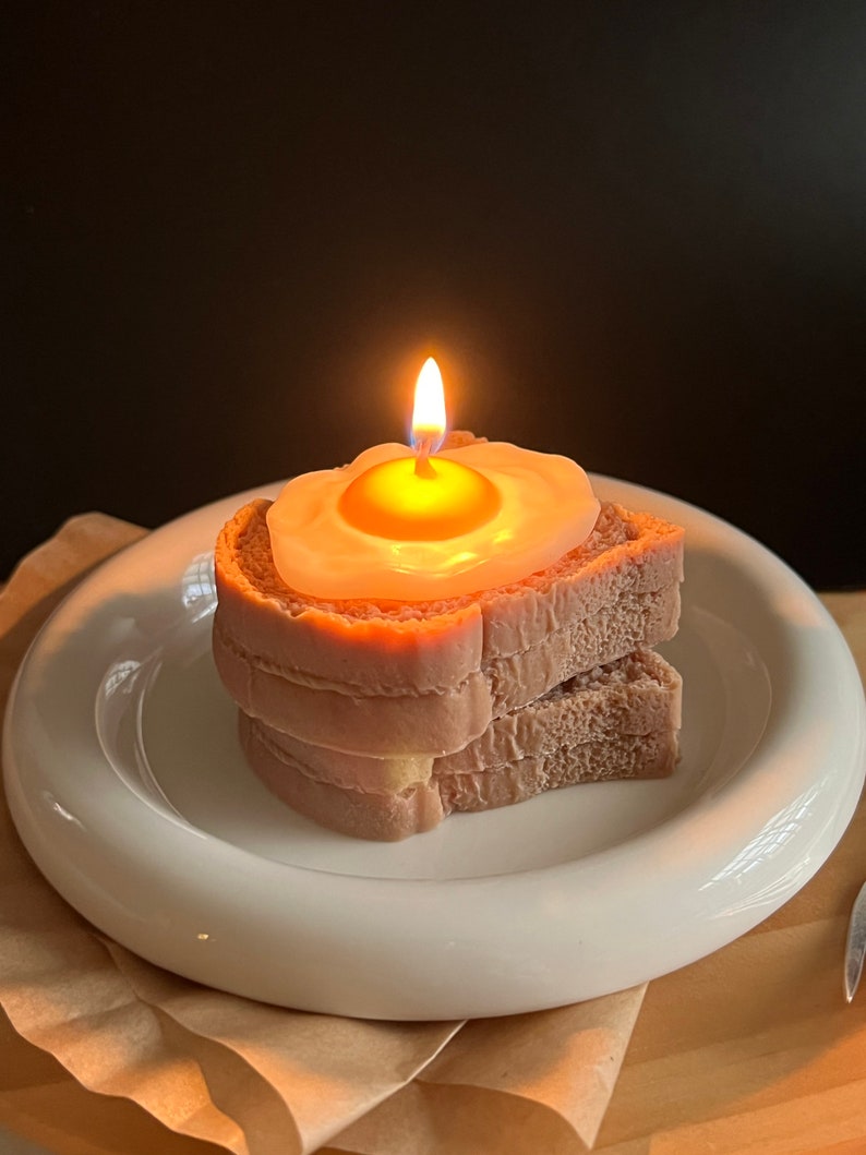 Mini Egg Toastie Bread Stack Handmade Modern Realistic Food - Etsy