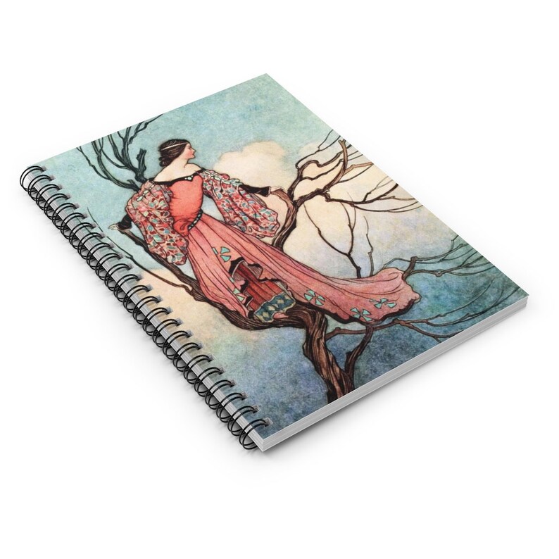 WHIMSICAL PASTEL NOTEBOOK Spiral Notebook Ruled Line: Charming Notebook ...