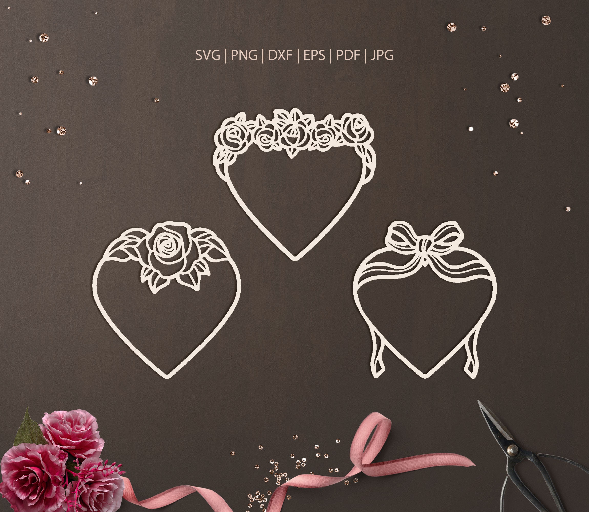 Heart Svg Bundle Heart Vector Heart Svg Hand Drawn - Etsy