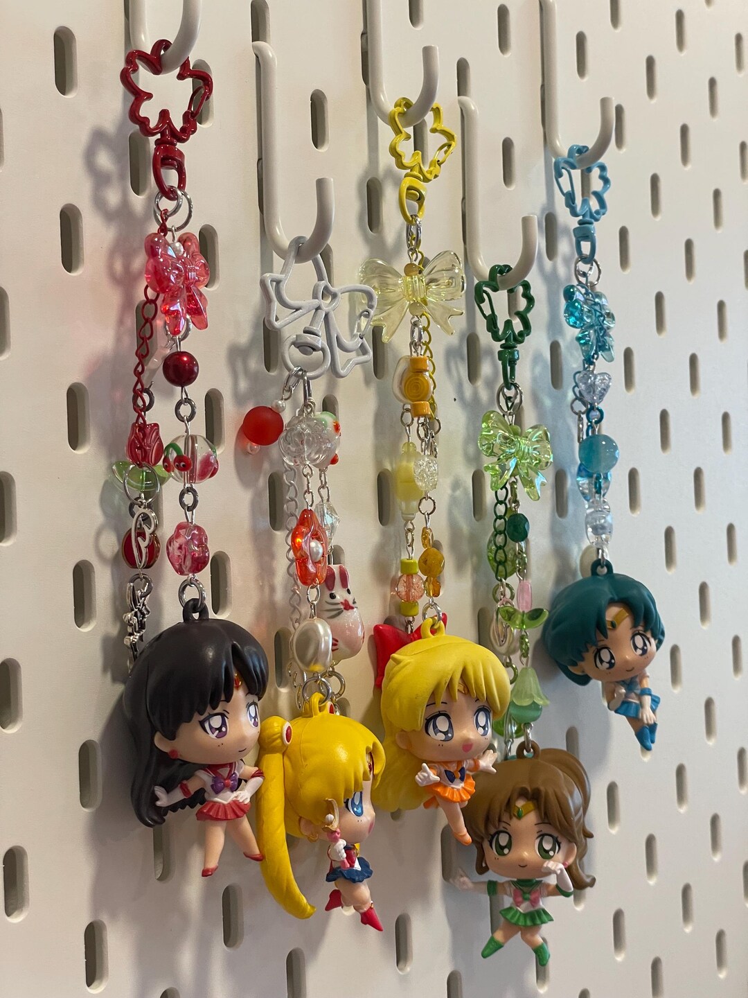 Upcycled Sailor Moon Keychain / Bag Charm OOAK Kawaii Anime Inspired ...