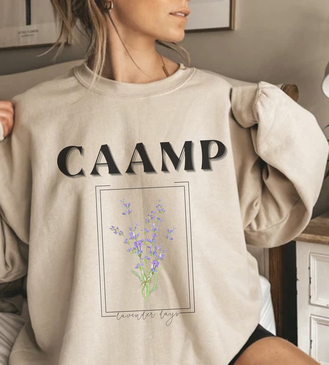 Caamp Band Sweatshirt, Lavender Days Sweatshirt, Caamp Fan Sweatshirt ...