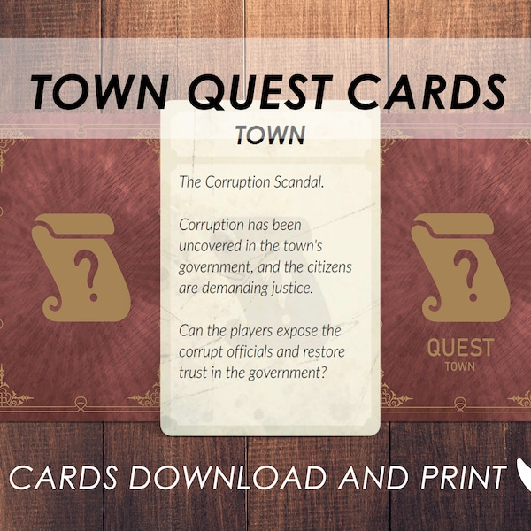 Printable Dnd Adventure - Etsy