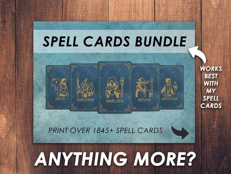 Dnd Ranger Ability Cards Dnd Player Class Accessories - Etsy