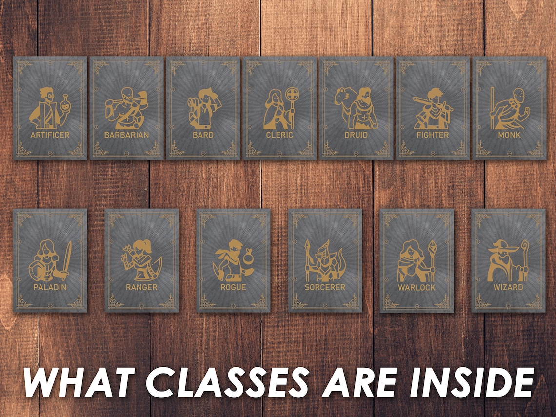 Dnd Ability Cards for Every Class MEGA ABILITIES BUNDLE - Etsy