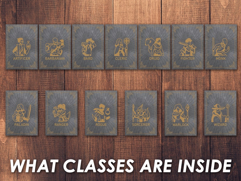 Dnd Ability Cards for Every Class MEGA ABILITIES BUNDLE - Etsy