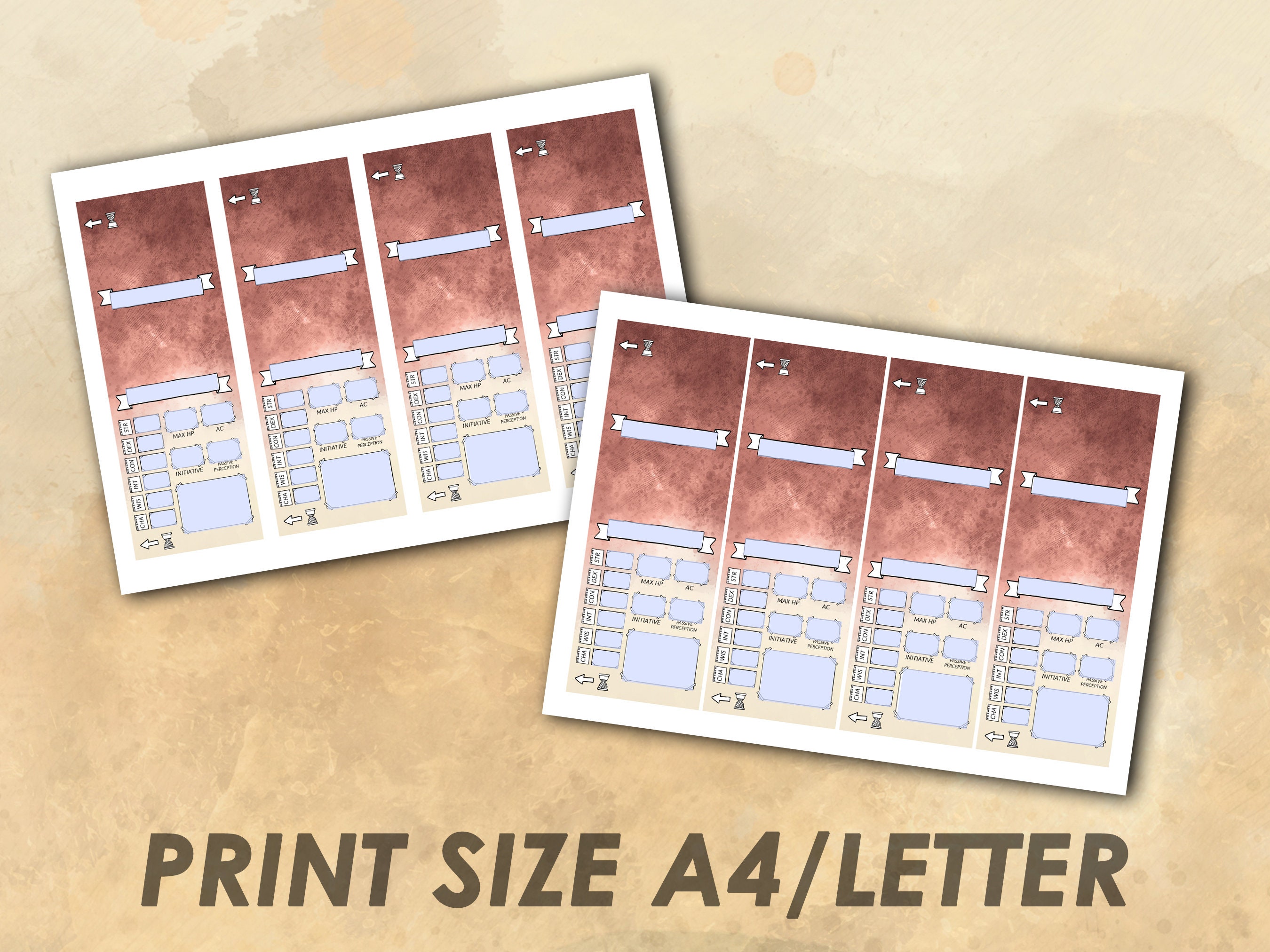 Dnd Initiative Tracker Dnd Dm Screen Accessories Character - Etsy UK