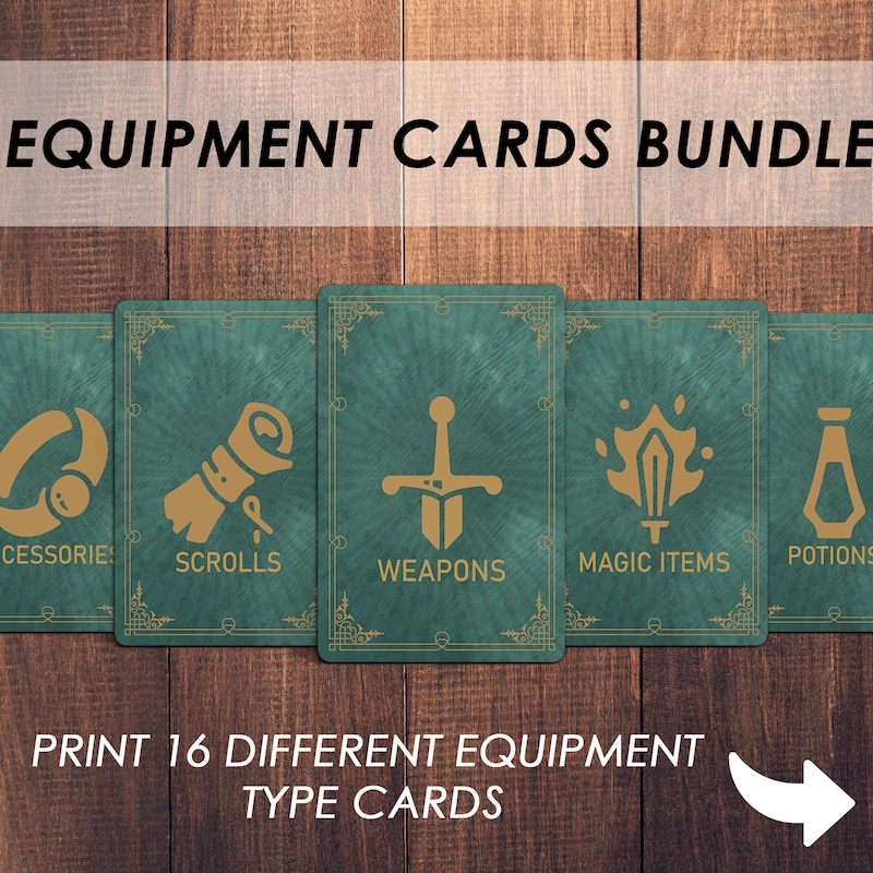 Dnd Item Cards - Etsy