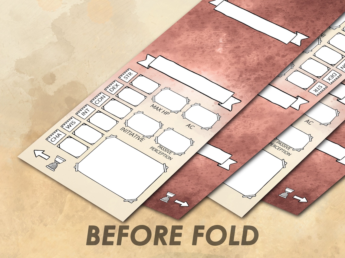 Dnd Initiative Tracker Dnd Dm Screen Accessories Character - Etsy