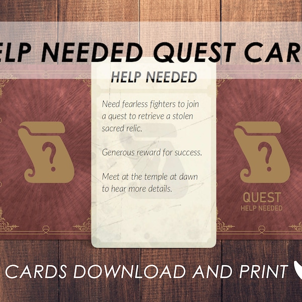 Dungeons and Dragons Side Quest - Etsy