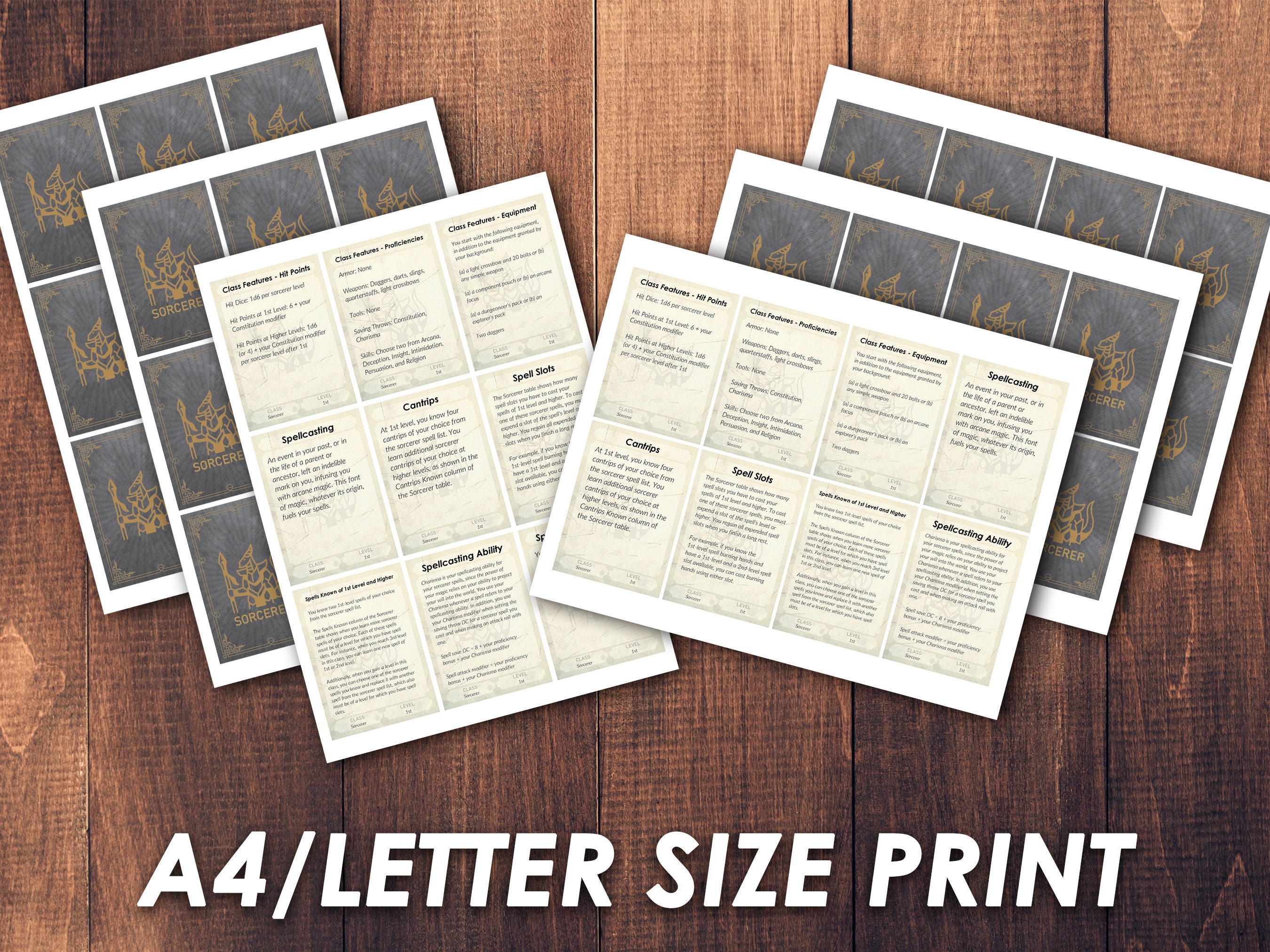 Dnd Ability Cards for Every Class MEGA ABILITIES BUNDLE - Etsy