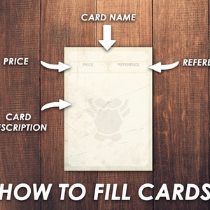 Dnd Armor Cards | Dnd Accessories | Custom Blank Cards| Printable ...