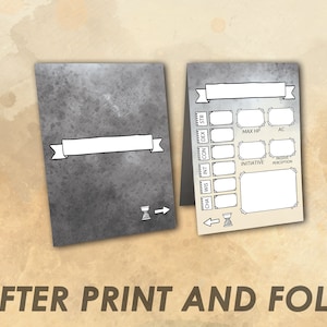 D&D Initiative Tracker Bundle | Printable Dungeons and Dragons ...