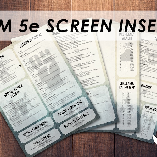 Game Master Screen - Etsy