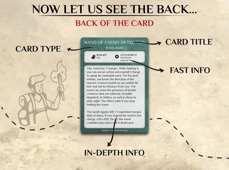 Dnd Item Cards: Wands Rods Scrolls | 67 Illustrated Item Cards | 5e and ...